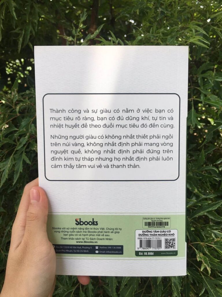Review sách Dưỡng Tâm Giàu Có Dưỡng Thân Nghèo Khó